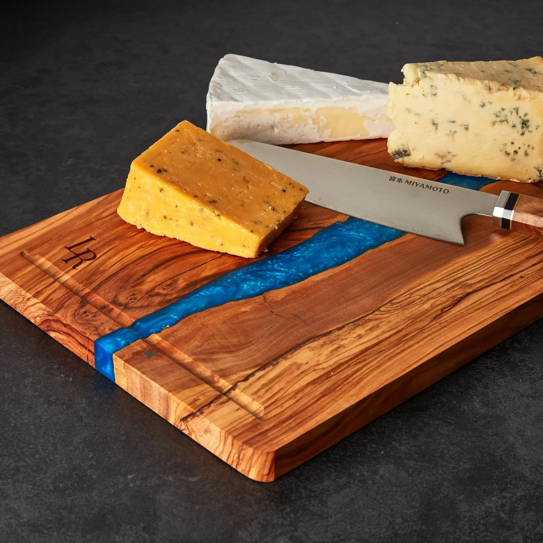 Lux Resin - Miyamoto Damascus Chef Knives
